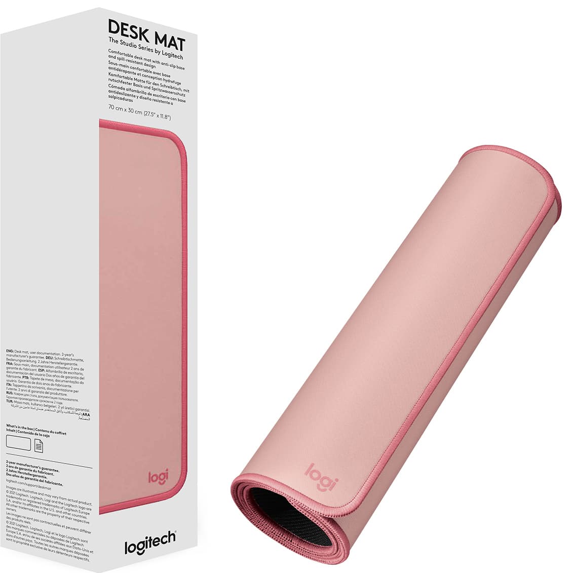 Logitech Studio Series musematte (dark rose) - Elkjøp | Elkjøp