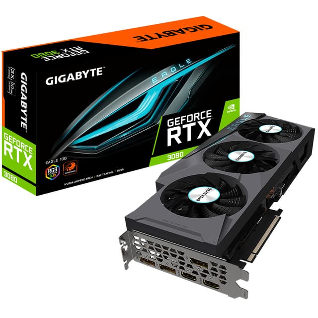 Gigabyte Geforce RTX 3080 EAGLE 10G Rev 2.0 (LHR) | Elgiganten | Elgiganten