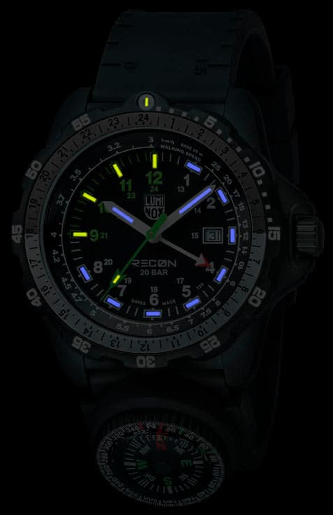 Luminox recon nav spc 8831.km klokke. 2 tidssoner og ko - Elkjøp | Elkjøp