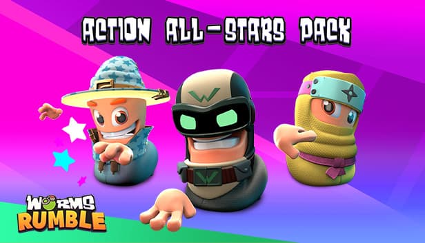 Worms Rumble - Action All-Stars Pack - PC Windows | Elgiganten