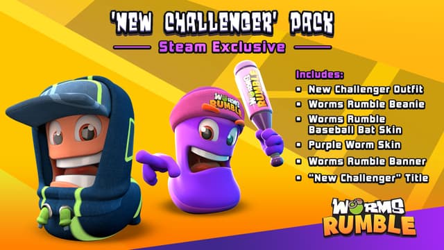 Worms Rumble - New Challenger Pack - PC Windows - Elgiganten - Elgiganten