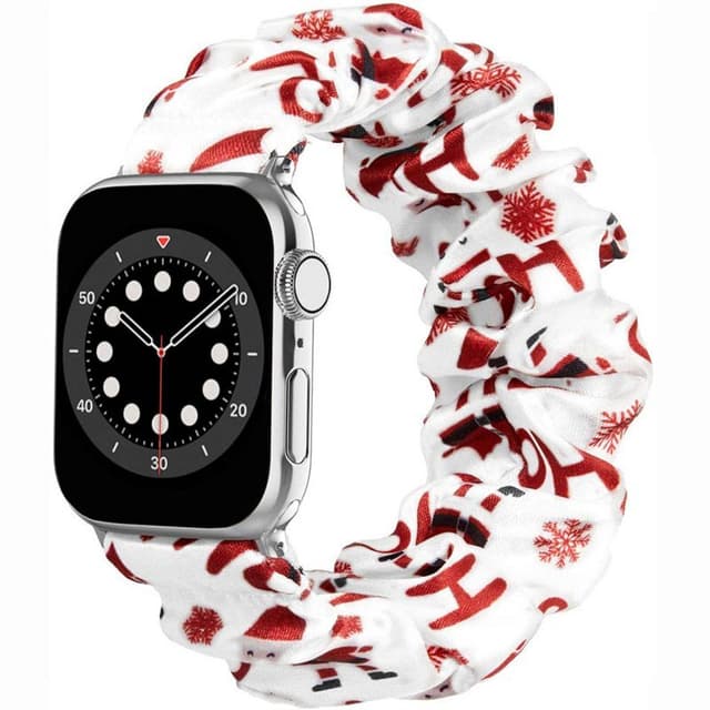 Scrunchie Elastiskt Armband Apple Watch 6 (40mm) - ChristmasHo ...