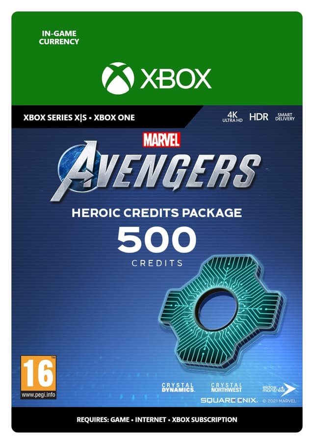Marvel's Avengers: Heroic Credits Package - XBOX One,Xbox Series X,Xbo ...
