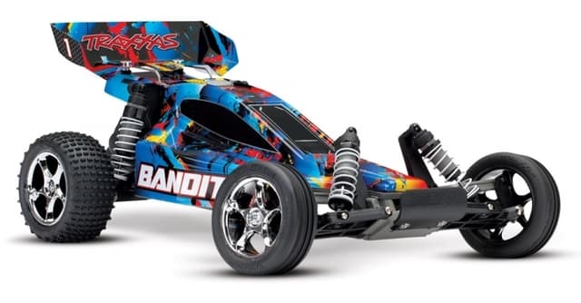Traxxas bandit 1/10 2wd tq rtr u/batteri - Elkjøp | Elkjøp