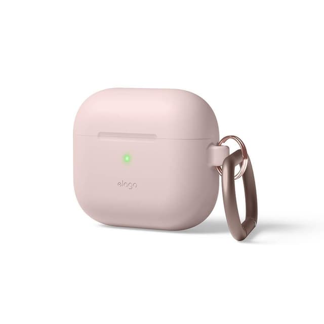 ELAGO AirPod 3 Hang Silicon Case Sand Pink | Elgiganten | Elgiganten