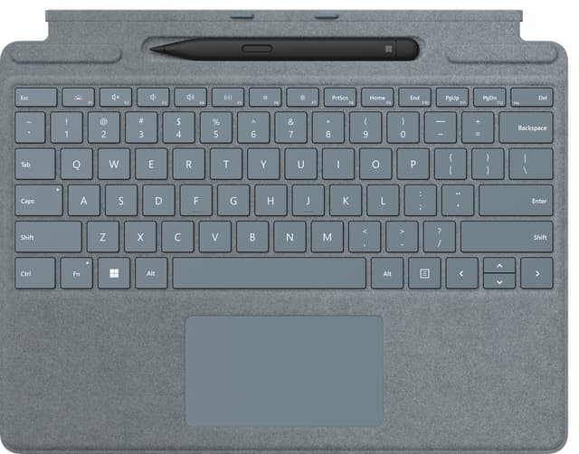 Microsoft Surface Pro 8/9 keyboard + Surface Slim Pen 2 bundle (blå ...