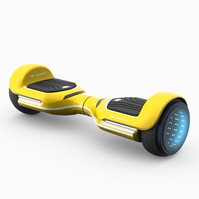 ClassyWalk® 2 LED Hoverboard - Gul/Hvit - Elkjøp