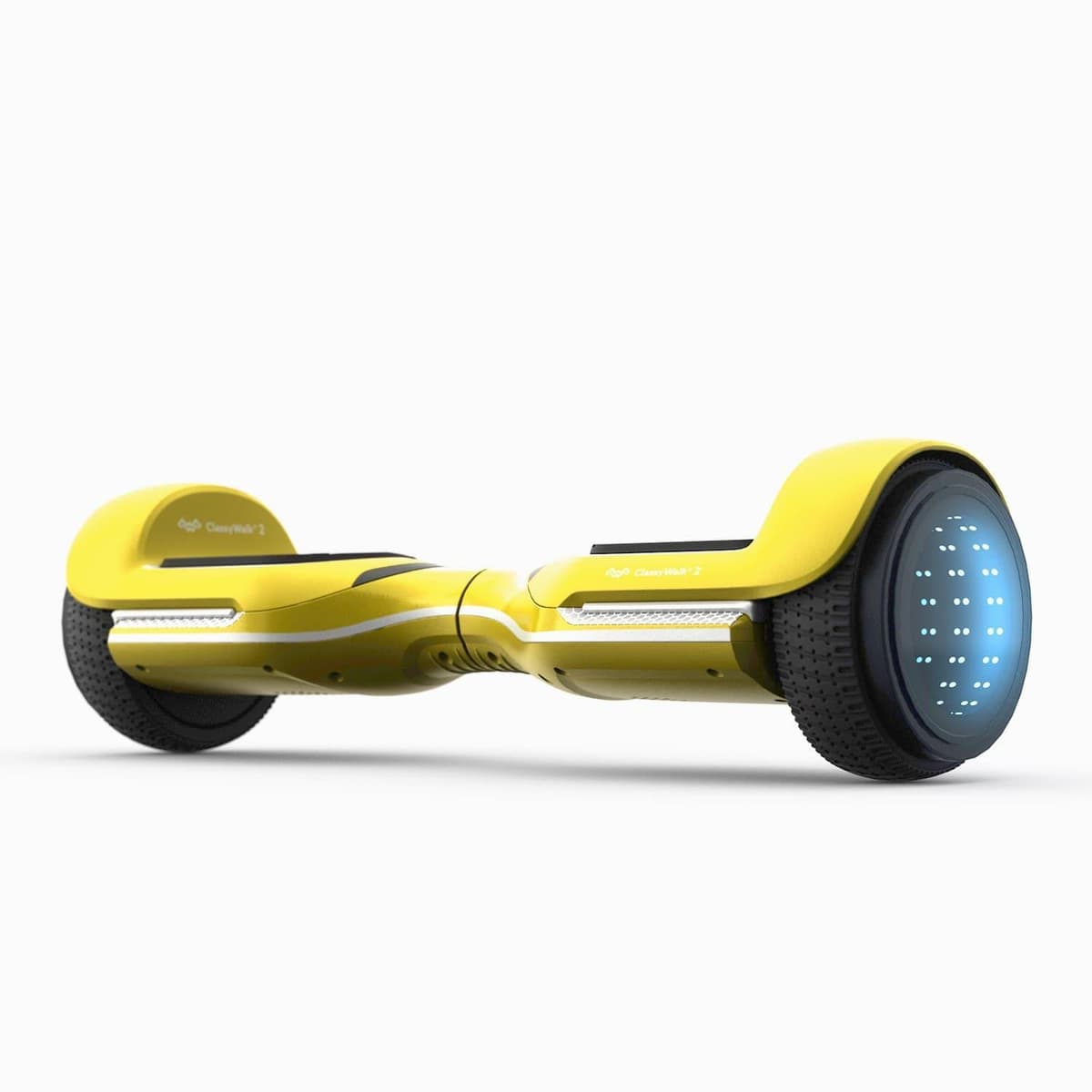 ClassyWalk® 2 LED Hoverboard - Gul/Hvit - Elkjøp | Elkjøp