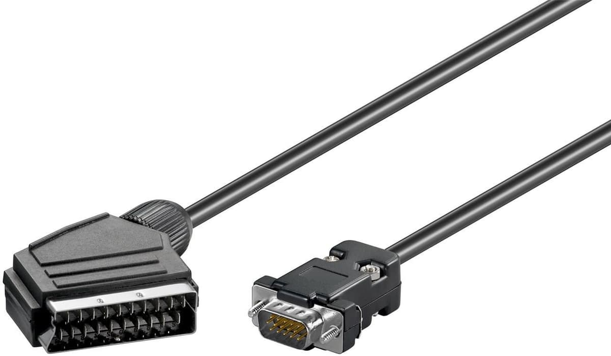 Adapter kabel SCART til VGA - Elkjøp