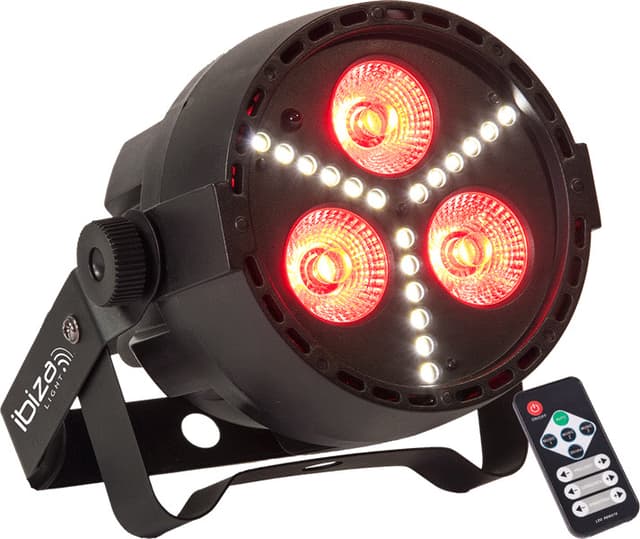 IBIZA LED PAR RGBW med Strobe - Elkjøp