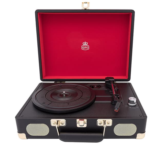 GPO Soho turntable, svart - Elgiganten - Elgiganten