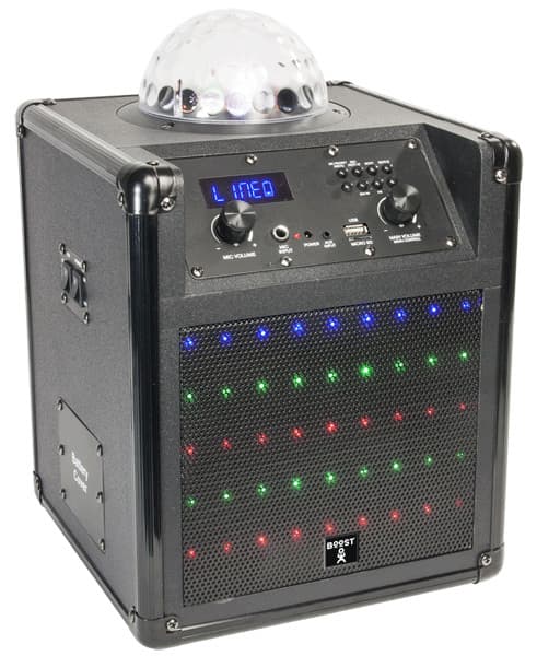 Boost Party Högtalare med Disco Light - Svart - Elgiganten