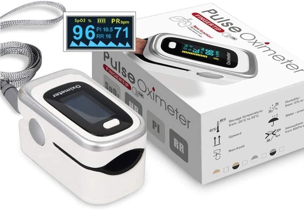Pulsoksymeter - måler oksygenmetning og puls via fingeren - Elkjøp | Elkjøp