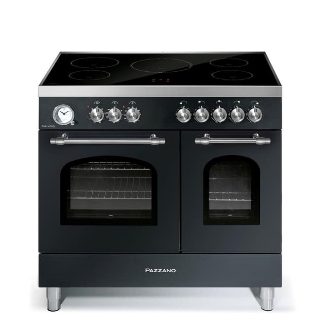 Pazzano Spis - Regency 90 cm (2 ugnar) (Svart/Krom) Induktion - Elgiganten