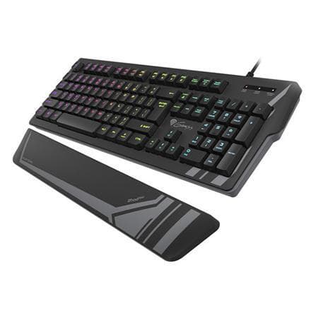 Genesis Rhod 350 RGB Gaming -tastatur, RGB LED -lys, USA, svart, kablet ...