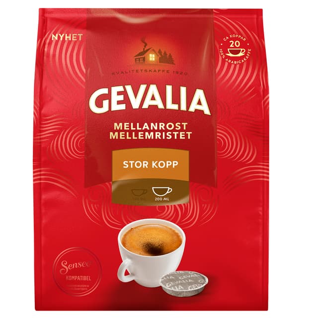 Gevalia Large kaffepads (20 stk) - Elgiganten - Elgiganten