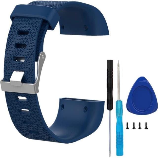 Fitbit Surge-armbånd med verktøy TPE (S) Blå - Elkjøp