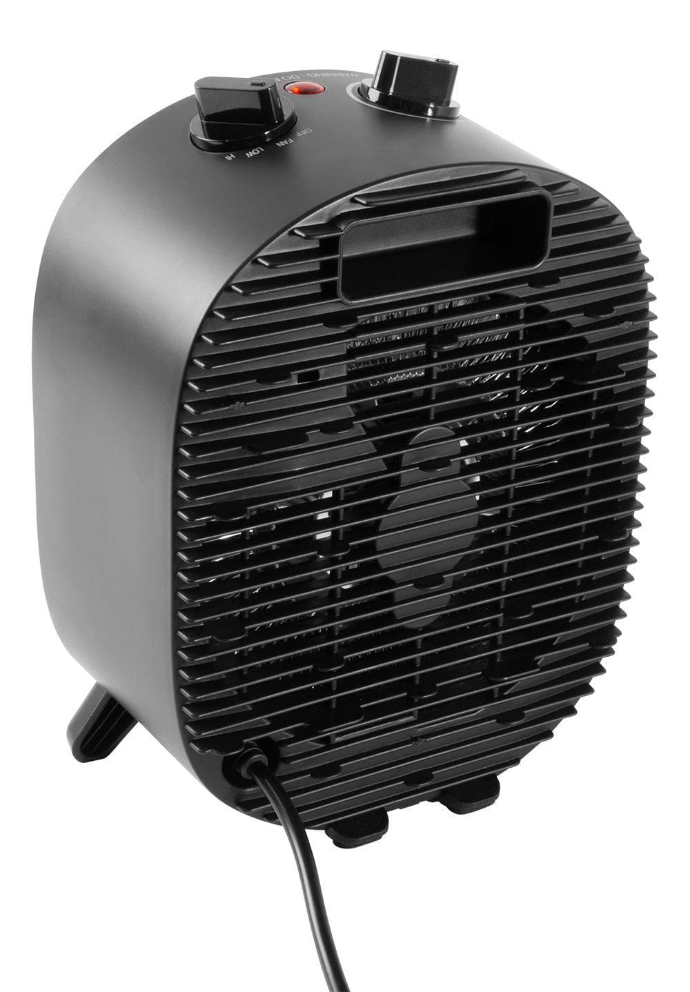 Fan Heater,2000W, 2 speed 2 heating level, black - Elkjøp