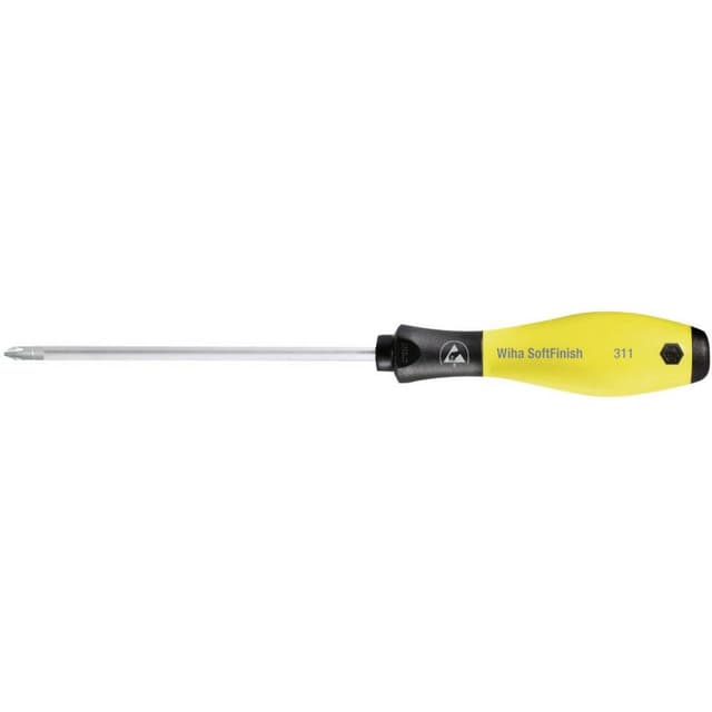 Wiha 08185 ESD Stjerneskruetrækker PH 1 Klinge-længde: 80 mm DIN EN ...