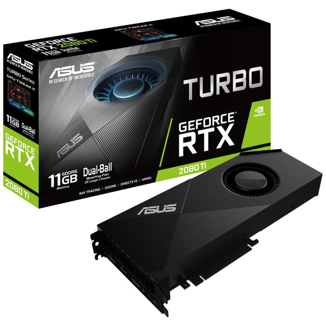 Asus GeForce RTX 2080 Ti Turbo grafikkort 11G | Elgiganten