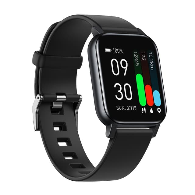 Smartwatch med många sport- och hälsofunktioner vattentät Svart ...
