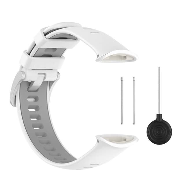 Twin klockarmband till Polar Vantage V2 - Vit/Grå - Elgiganten - Elgiganten