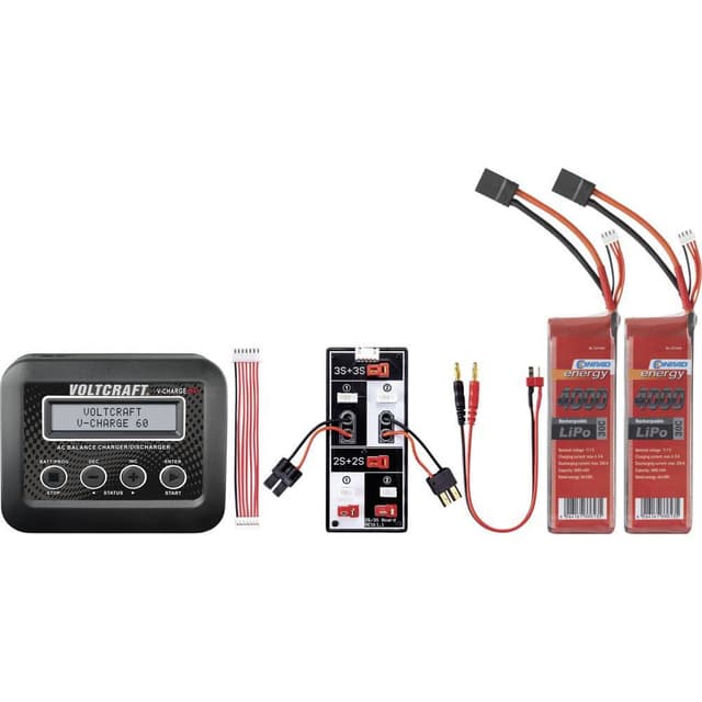 RC-batteriladdare 6 A VOLTCRAFT V-CHARGE 60 Combo - Elgiganten