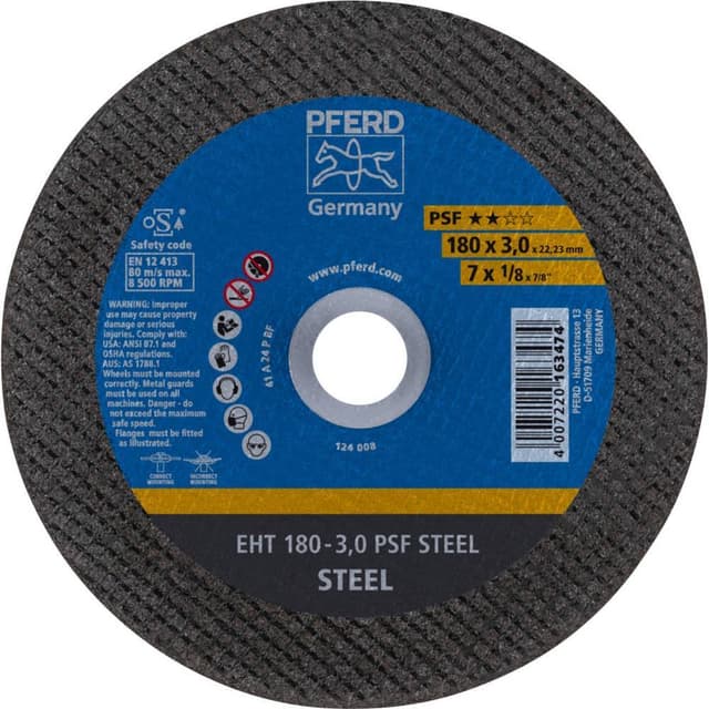 PFERD PSF STEEL 61726222 Separationspår rakt 180 mm - Elgiganten