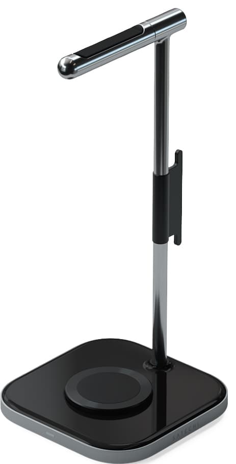 Satechi 2-i-1 stativ til hodetelefoner/lader til iPhone 13/AirPods Pro ...