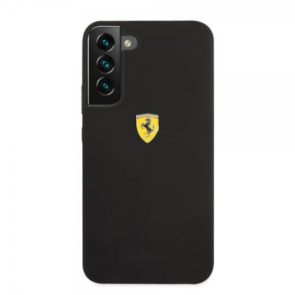Ferrari Samsung Galaxy S22 Plus Deksel Metal Logo Svart - Elkjøp