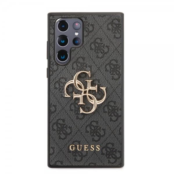 Guess Samsung Galaxy S22 Ultra Deksel 4G Logo Svart - Elkjøp