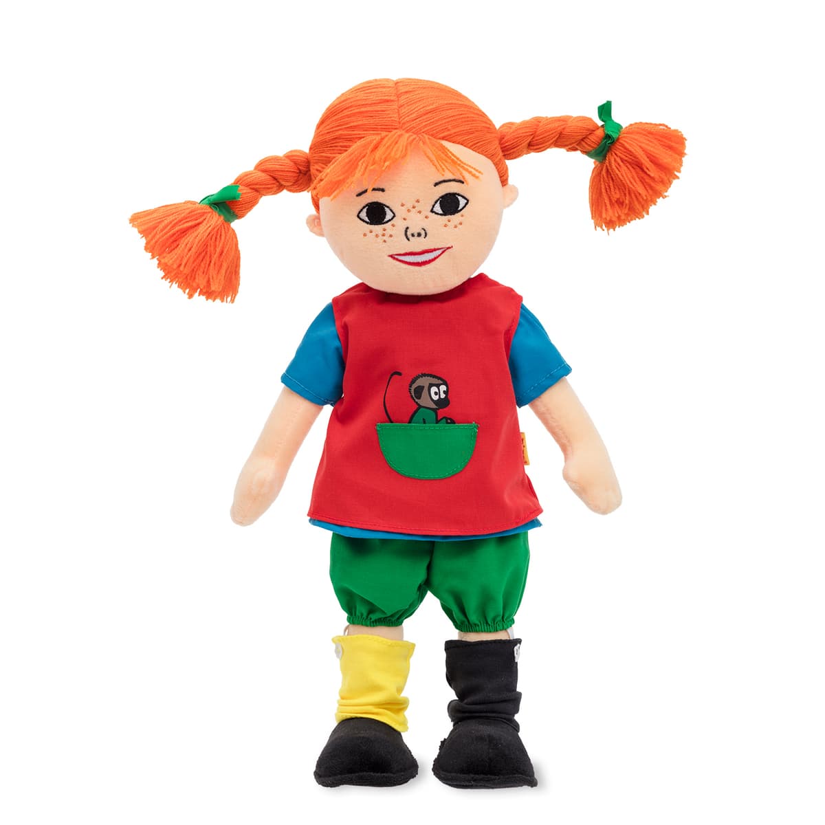 PIPPI SNAKKEDUKKE, STOFF,40 CM - Elkjøp