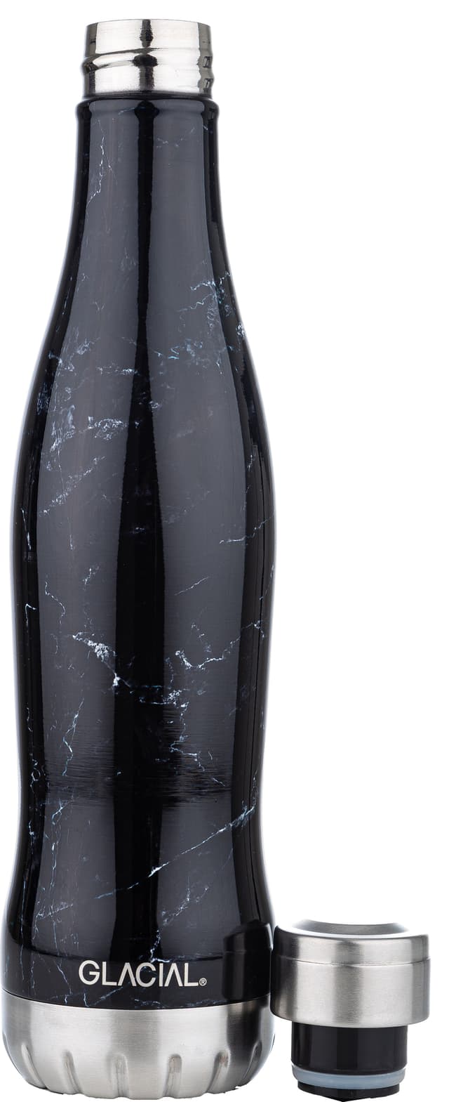 Glacial vattenflaska GL2128400215 (svart marmor) - Elgiganten