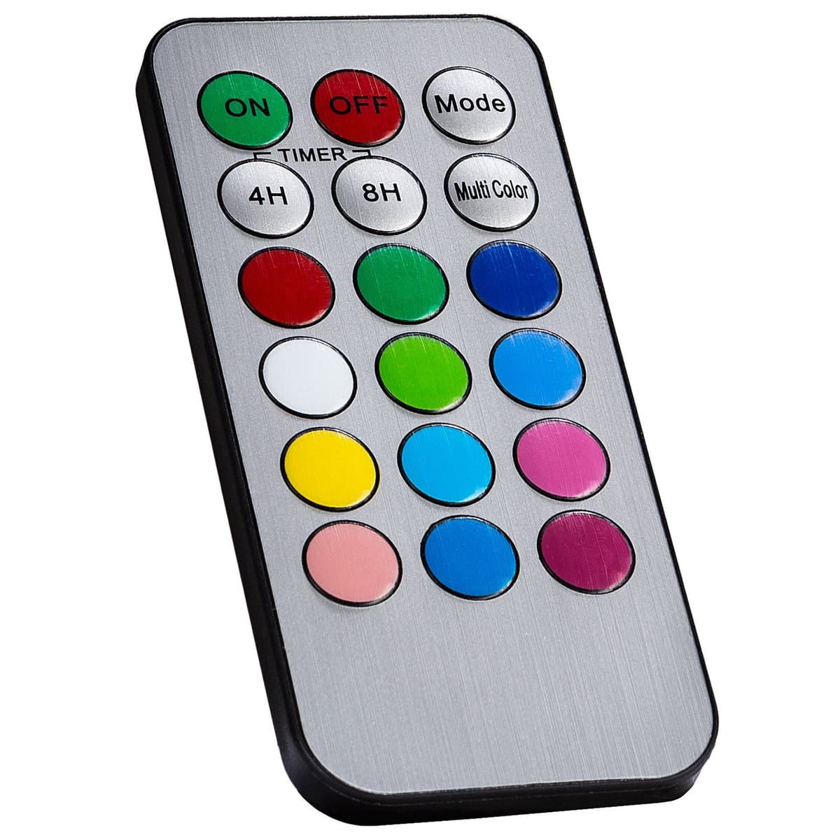 6 LED lys - med skiftende farge - hvit - Elkjøp | Elkjøp