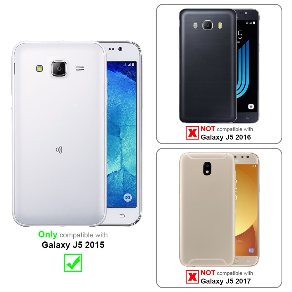 Samsung Galaxy J5 2015 Deksel med Halskjede (svart) - Elkjøp