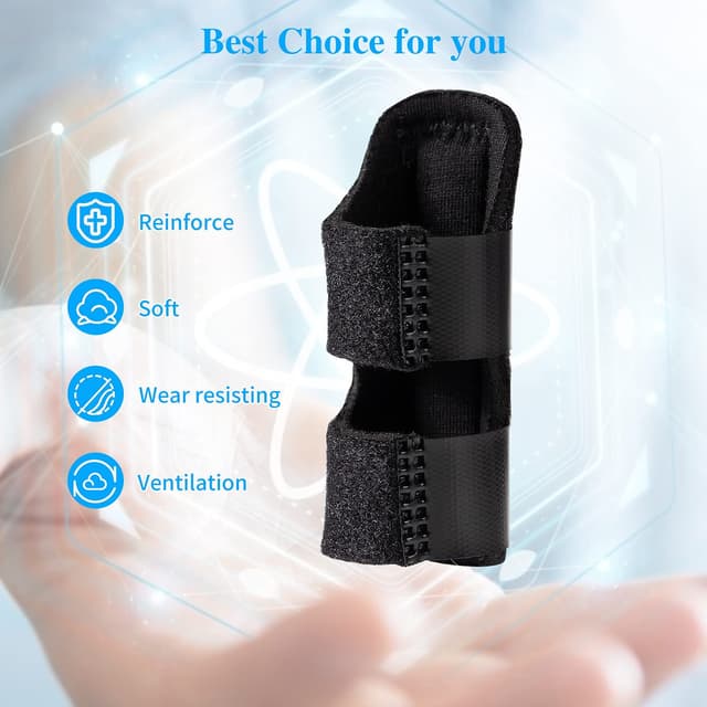 Fingerstøtte / fingerskinne Sort - Elkjøp | Elkjøp