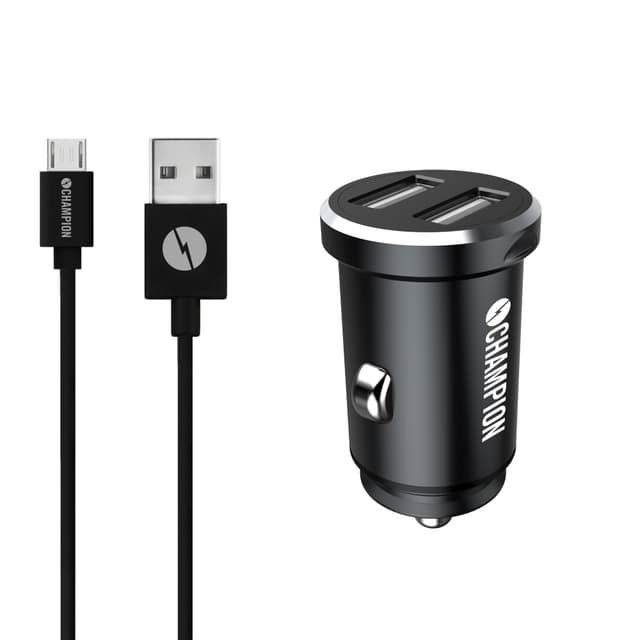 Champion Billader Duo USB-A inkl. mikro-USB-kabel | Elgiganten
