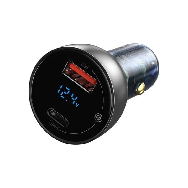 Baseus billadare med USB & USB-C - Elgiganten