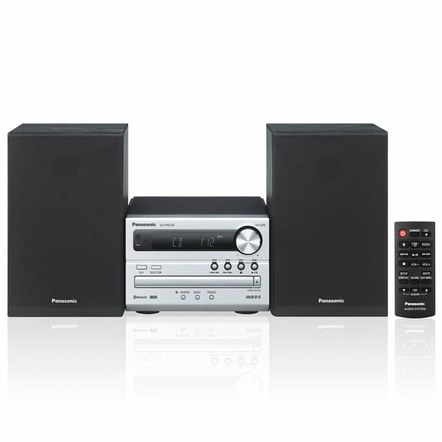 Panasonic Micro-stereo 20W BT, CD, USB SC-PM250EC-S - Elgiganten ...
