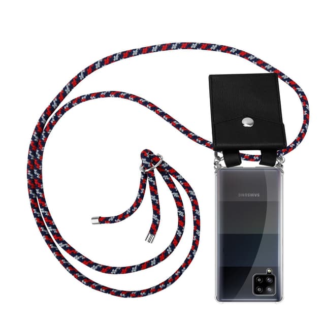 Samsung Galaxy A42 4G Deksel med Halskjede (blå) - Elkjøp | Elkjøp