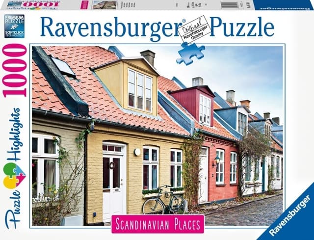 Ravensburger Aarhus Danmark pussel, 1000 bitar | Elgiganten | Elgiganten