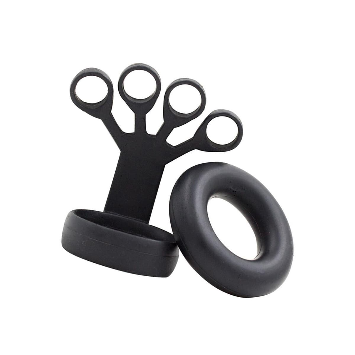 50LB Finger Grip Strengthener och Hand Grip Ring Set Svart - Elgiganten
