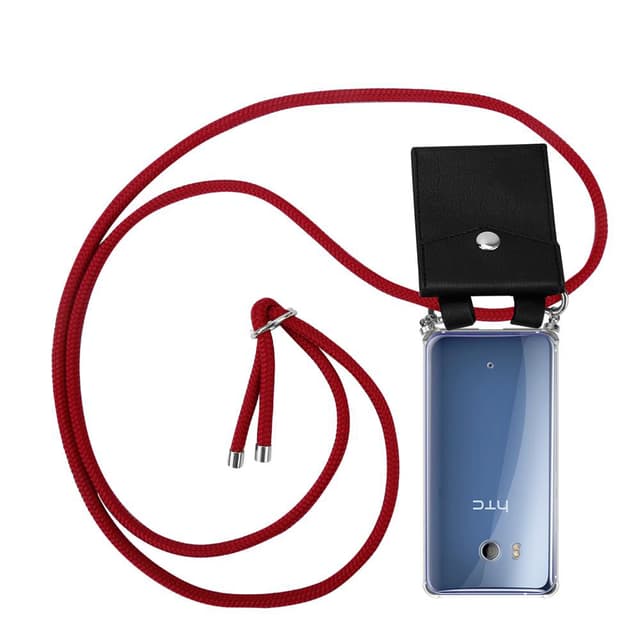 HTC OCEAN / U11 Deksel med Halskjede (rød) - Elkjøp | Elkjøp