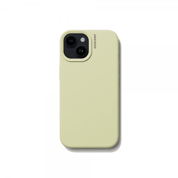 Nudient iPhone 15 Skal Base Case Pale Yellow - Elgiganten