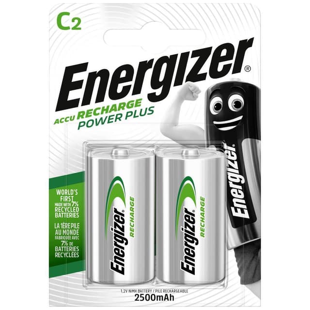 C-batteri R14 Energizer Power Plus HR14 NiMH 1.2 V 2500 | Elgiganten ...
