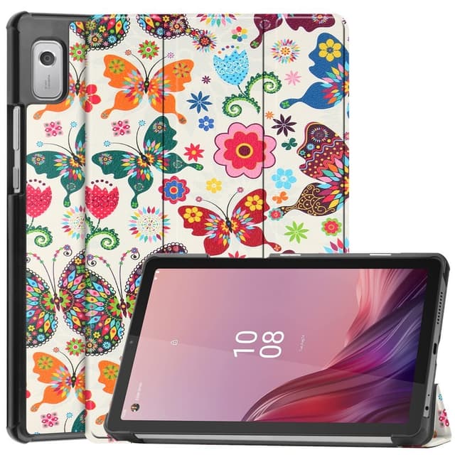Tri-fold Fodral till Lenovo Tab M9 - Butterflies - Elgiganten - Elgiganten