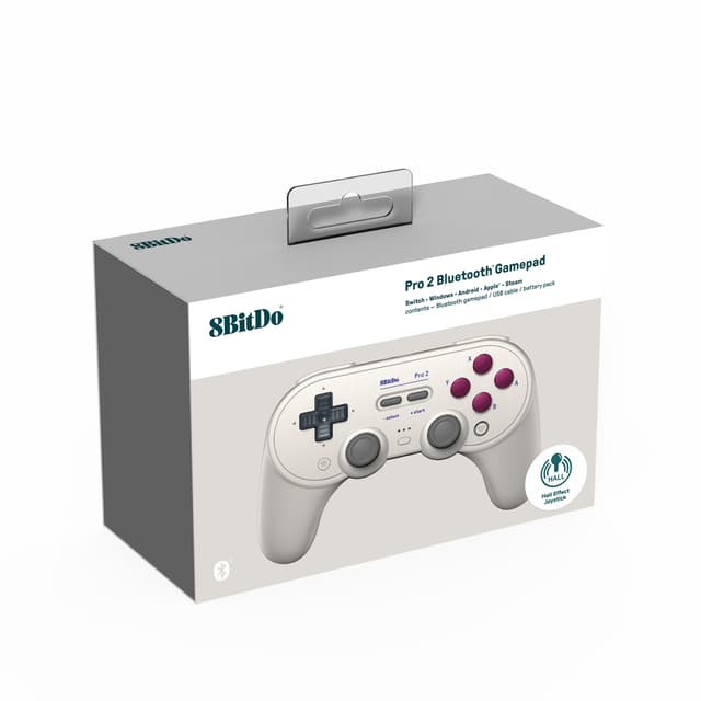 8BitDo PRO 2 Gamepad Hall Ed/G Classic - Gigantti verkkokauppa
