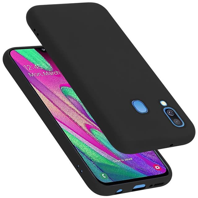 Samsung Galaxy A40 deksel case cover (svart) - Elkjøp