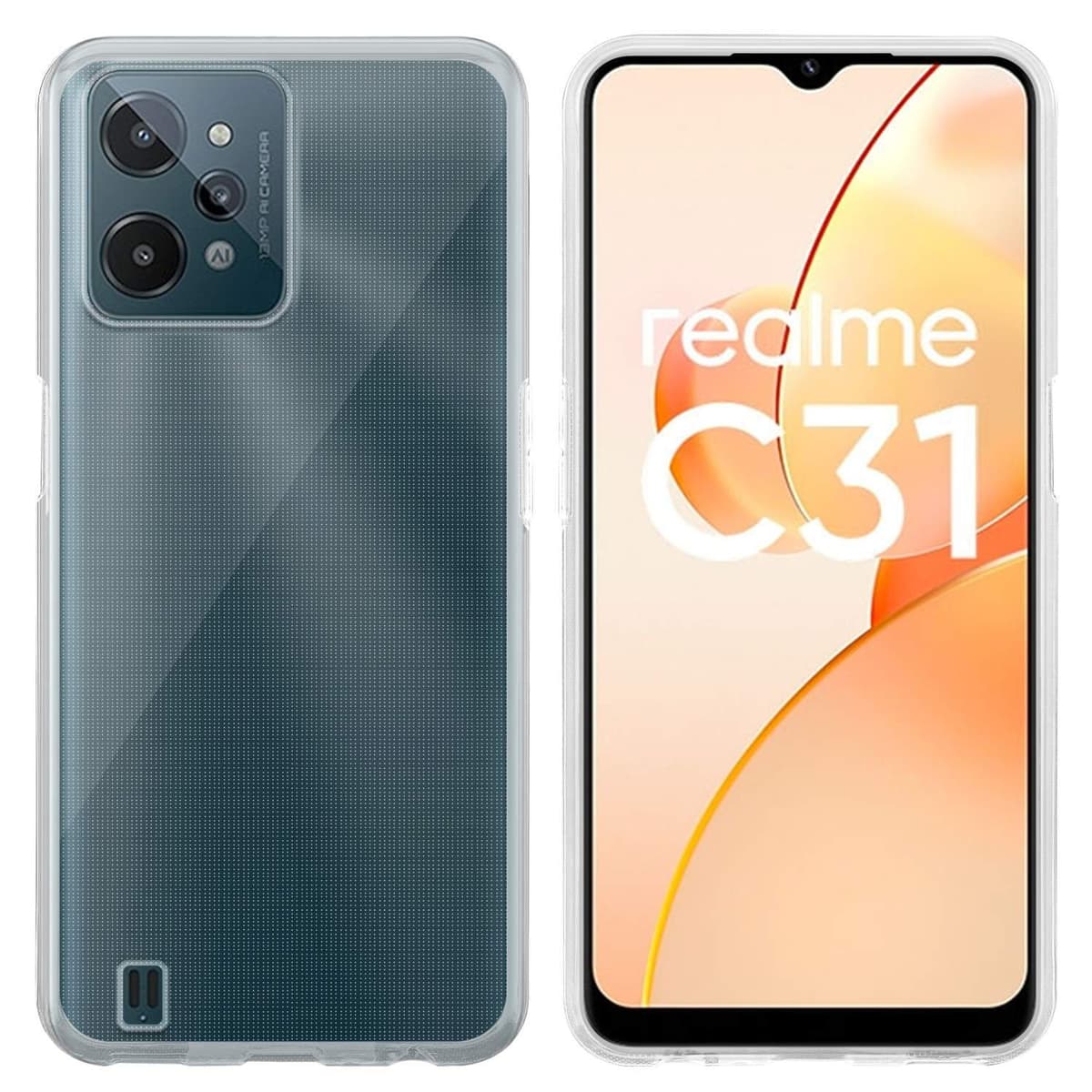 Realme C31 deksel case cover (gjennomsiktig) - Elkjøp