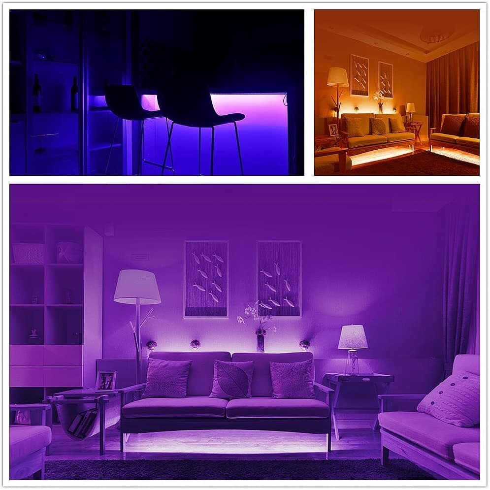 INF Lyslist med fjernkontroll LED RGB 2 m IP65 vanntett - Elkjøp | Elkjøp